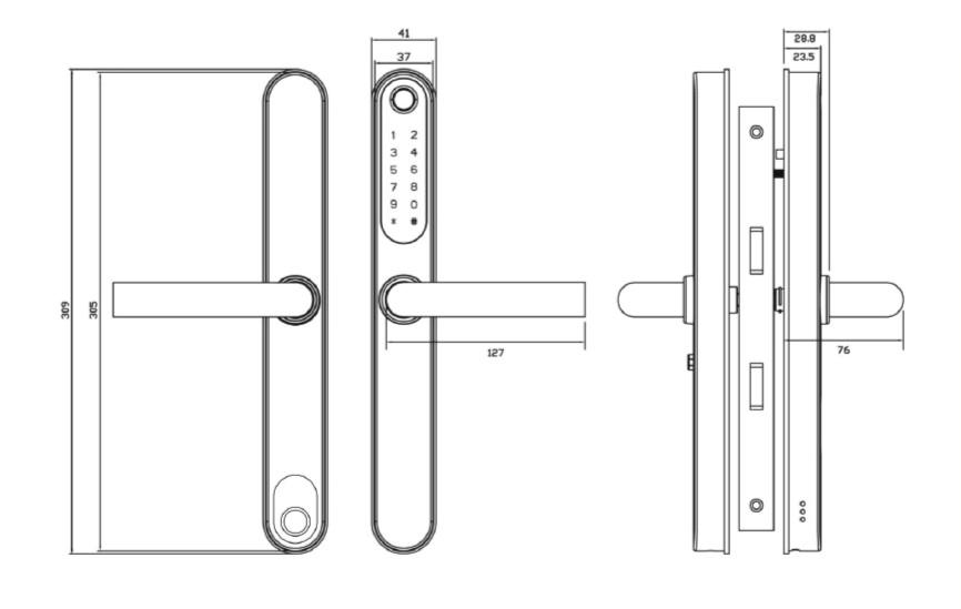 Digital Door Lock Johor Bahru :: Digital Door Lock :: SAM -S50 Smart ...